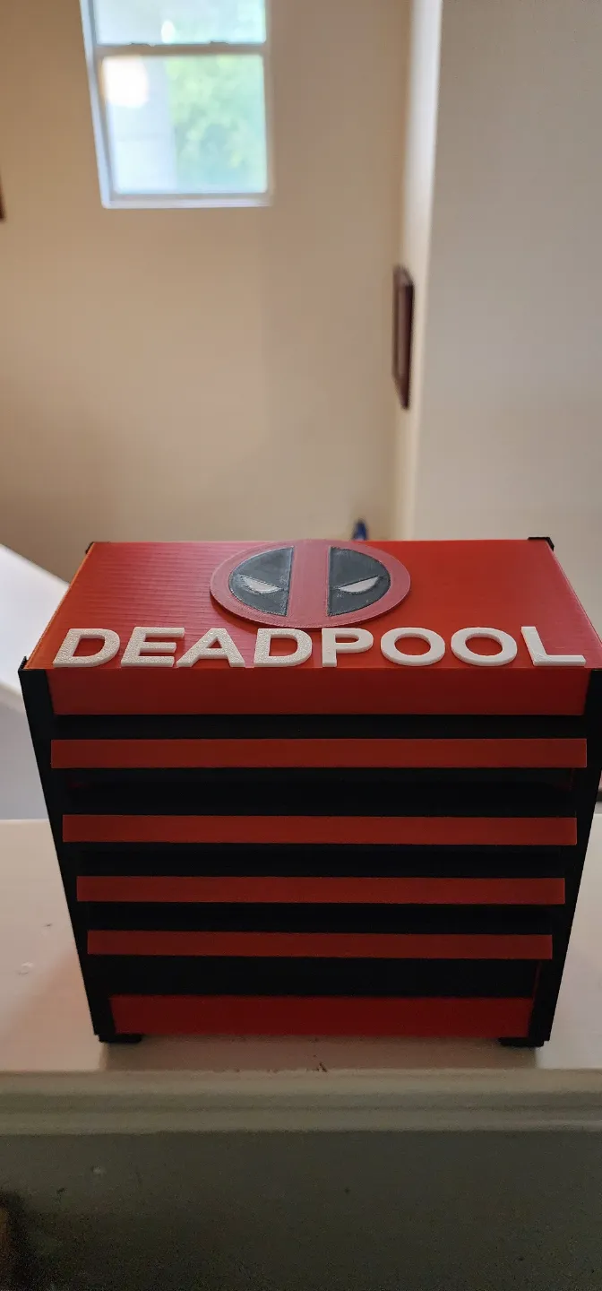 Deadpool Desktop Toolbox - Free 3D Print Model - MakerWorld