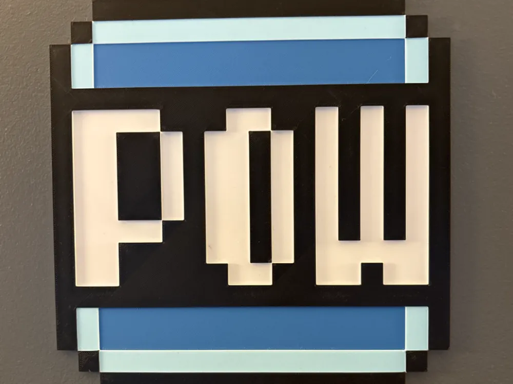 8bit Mario POW Block by birdhouse8669 - MakerWorld