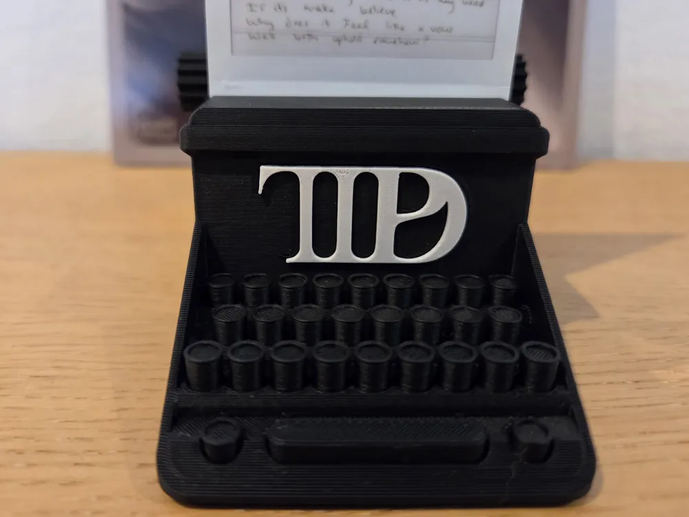 Taylor Swift - TTPD Type Writer (Photo Stand) - Free 3D Print Model ...