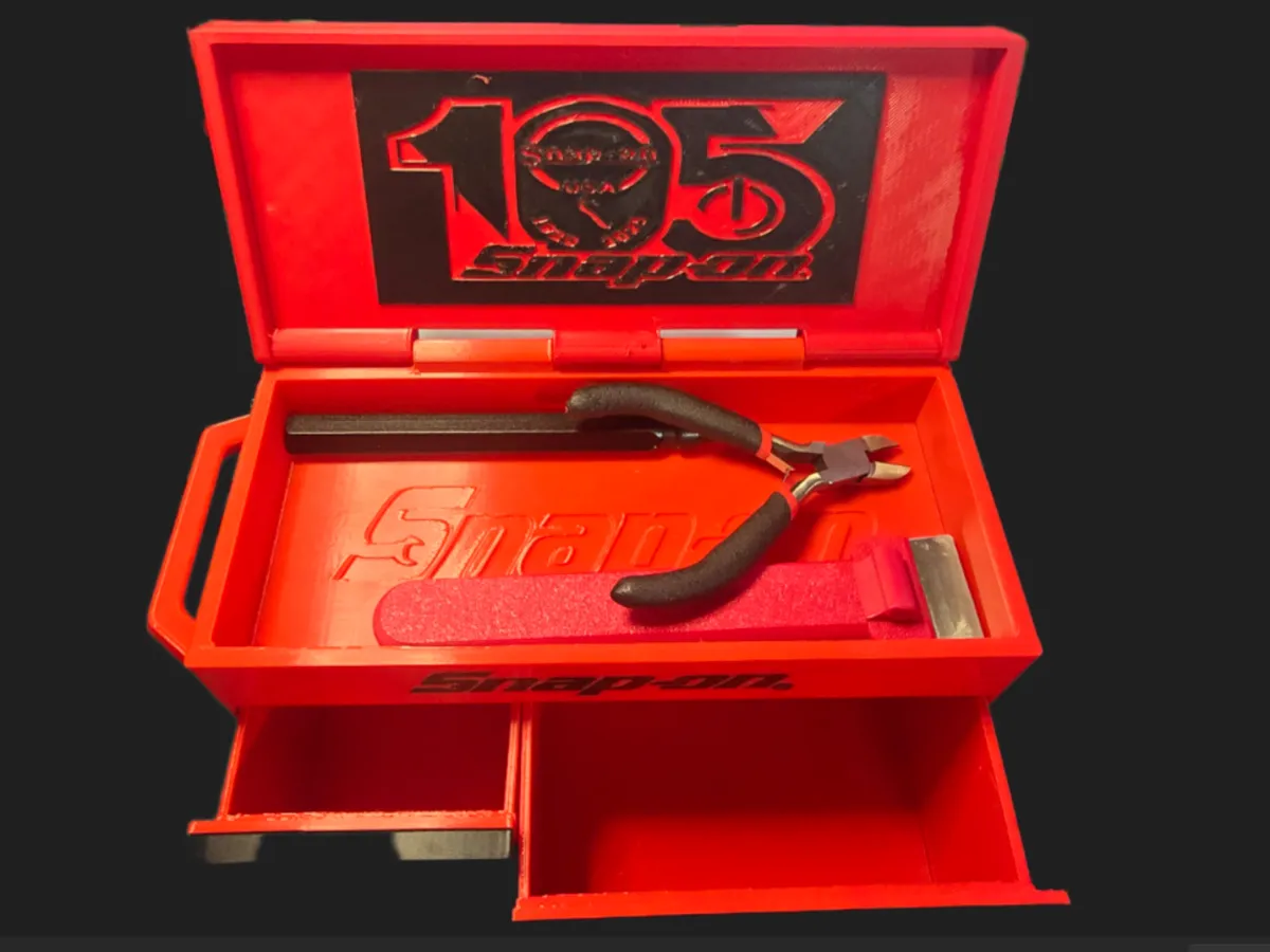 Desktop Mini Toolbox – Snap-on Style - Free 3D Print Model - MakerWorld
