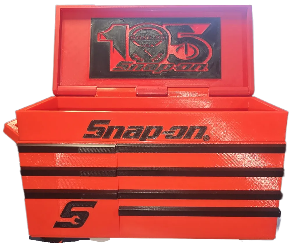 Desktop Mini Toolbox – Snap-on Style - Free 3D Print Model - MakerWorld
