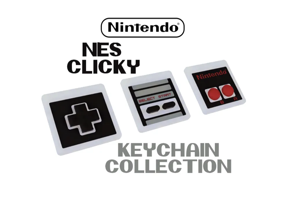 NES - NINTENDO KEYCHAIN COLLECTION by FatGat3DStudio - MakerWorld