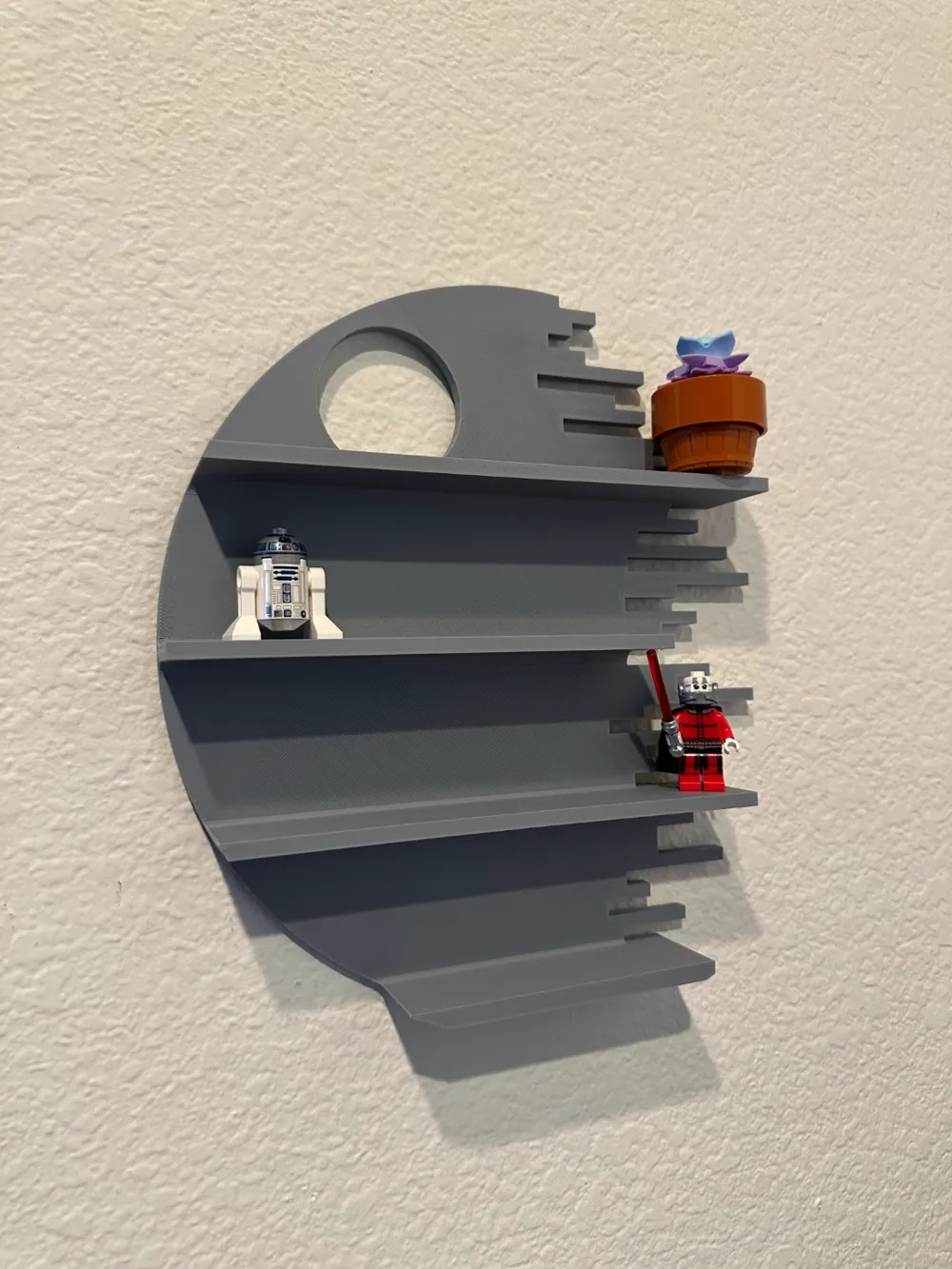 Mini Death Star Shelf - Free 3D Print Model - MakerWorld