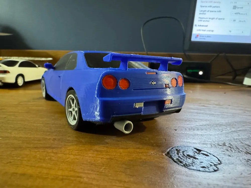 Nissan Skyline GTR R34 Kit Card Remixed by The Kit Card Guy MakerWorld ...