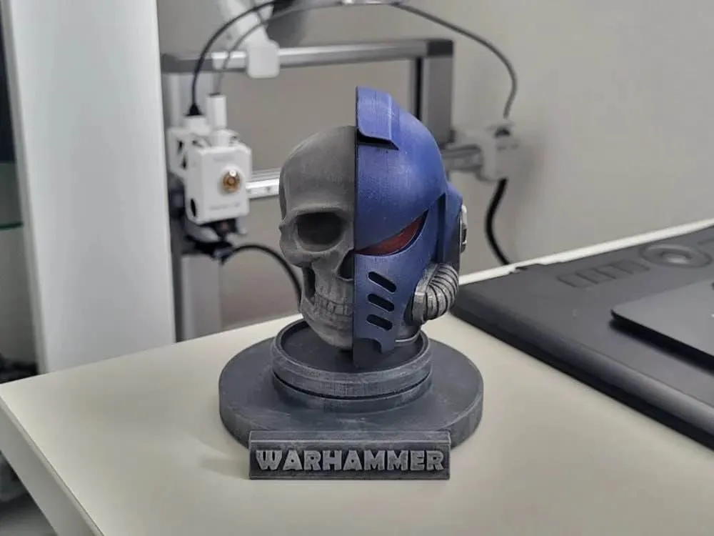 Warhammer Helmet Skull by Da050 MakerWorld: Download Free 3D Models