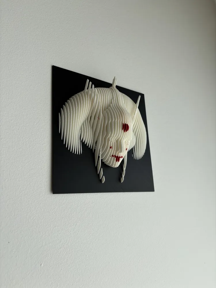 Queen Amidala Star Wars Layered sculpture - Free 3D Print Model ...