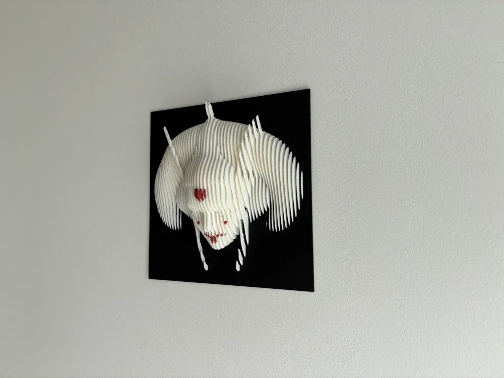 Queen Amidala Star Wars Layered sculpture - Free 3D Print Model ...