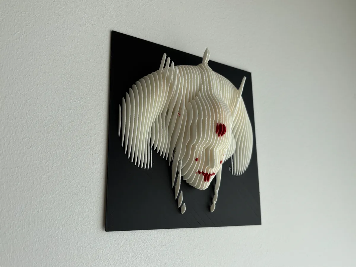 Queen Amidala Star Wars Layered sculpture - Free 3D Print Model ...