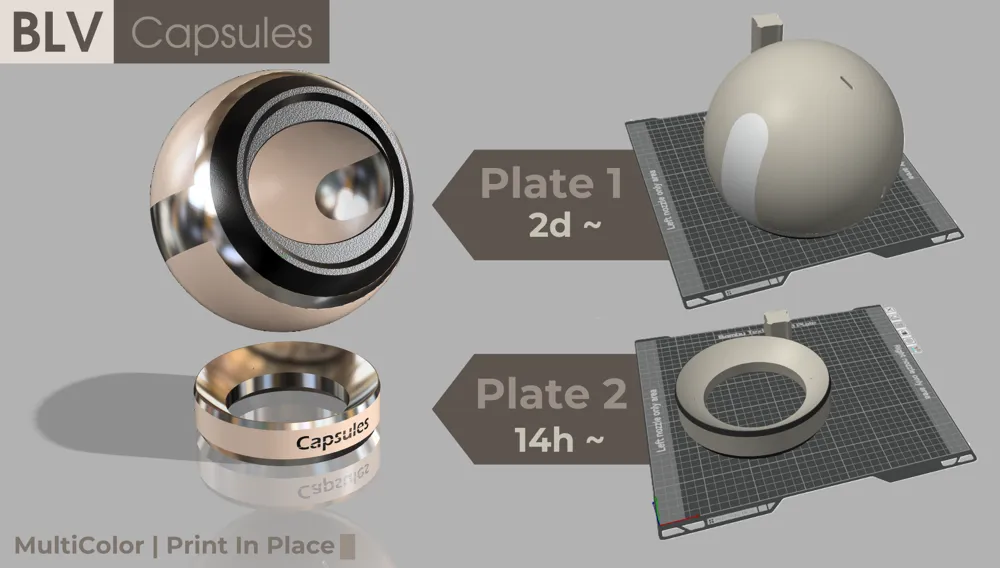BLV Capsules Dispenser - Free 3D Print Model - MakerWorld