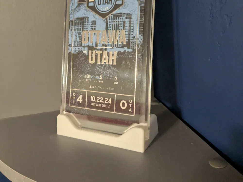 Ticket Display Stand by mikeelikesit - MakerWorld