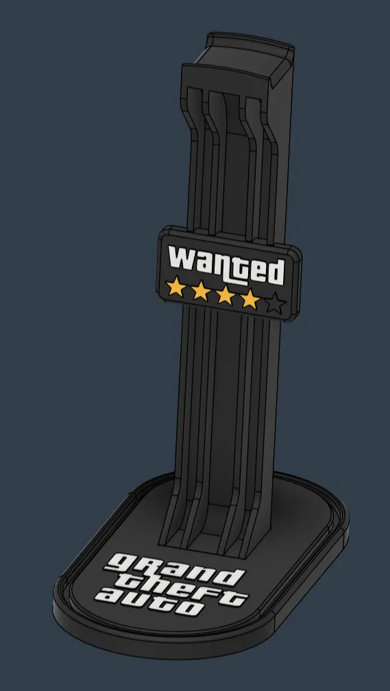 GTA Headphone Stand - Free 3D Print Model - MakerWorld