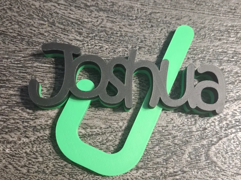 Joshua Name Tag by JoshElla MakerWorld: Download Free 3D Models