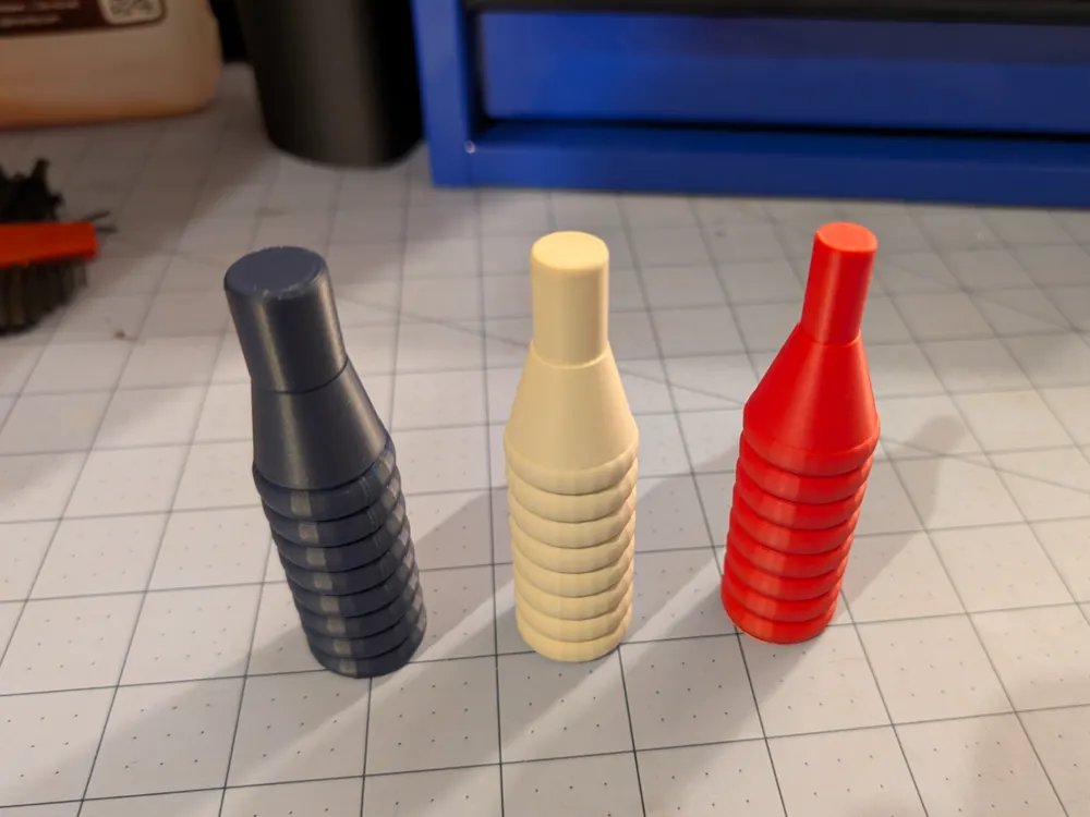 Mustache Curlers - 3 sizes - Free 3D Print Model - MakerWorld
