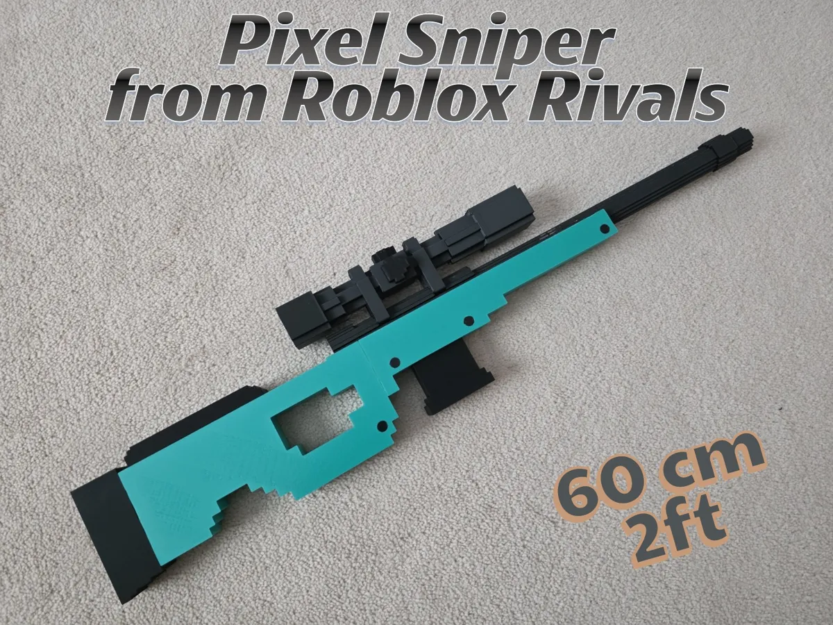 Pixel Sniper from Roblox Rivals - Free 3D Print Model - MakerWorld