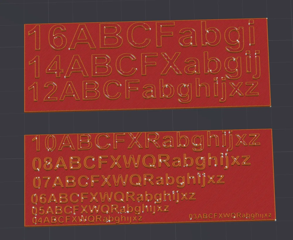 Text Size Test Simple Customizable by Blackgem Vindicare - MakerWorld