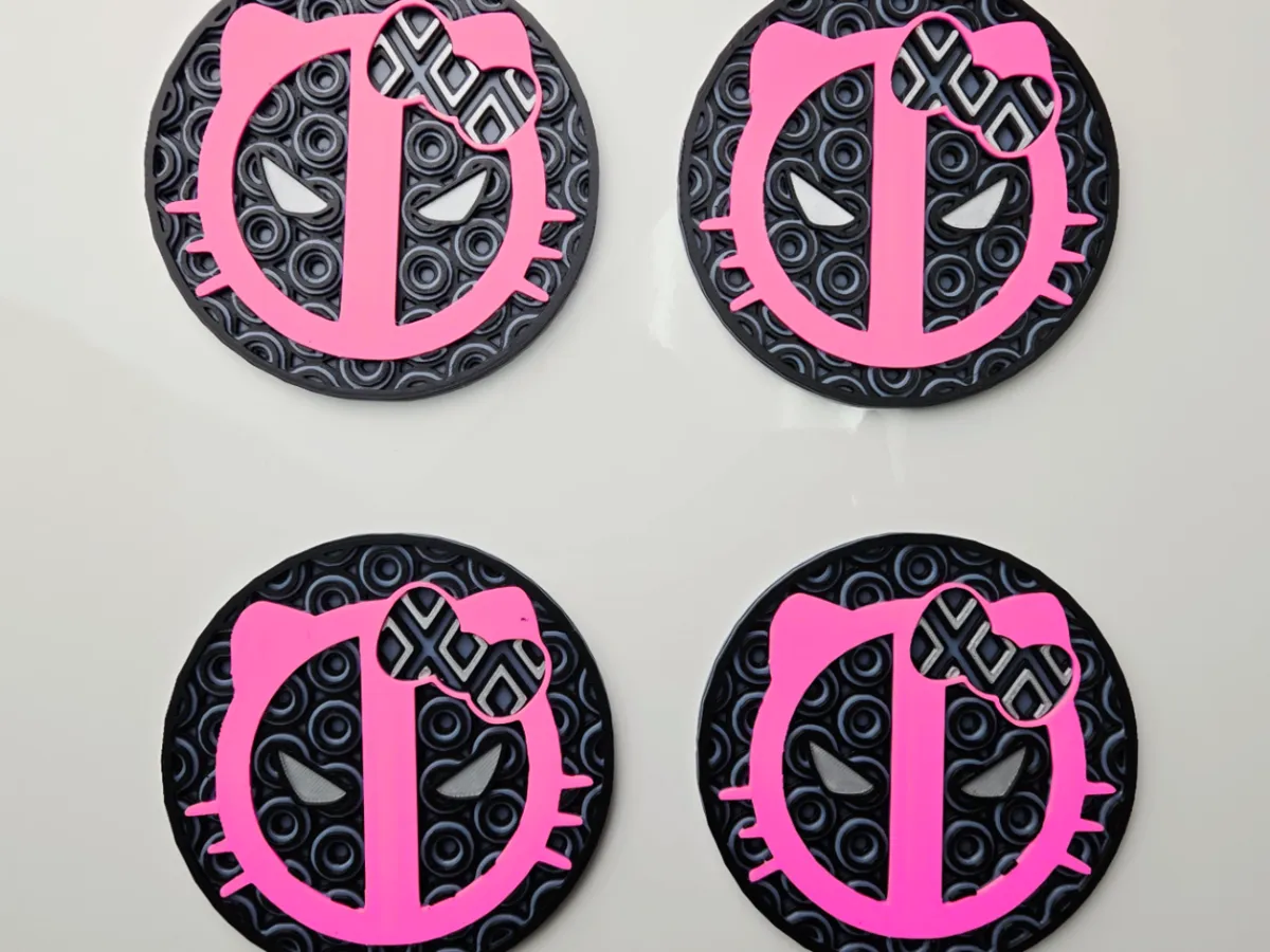 Hello Deadpool Mosaic Coaster by w3r3wolv3s MakerWorld: Download Free ...