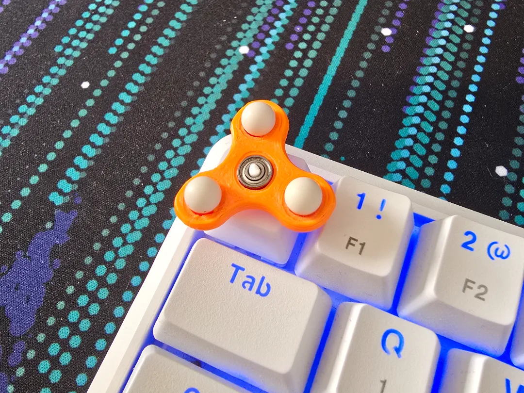 Fidget spinner keycap - Free 3D Print Model - MakerWorld