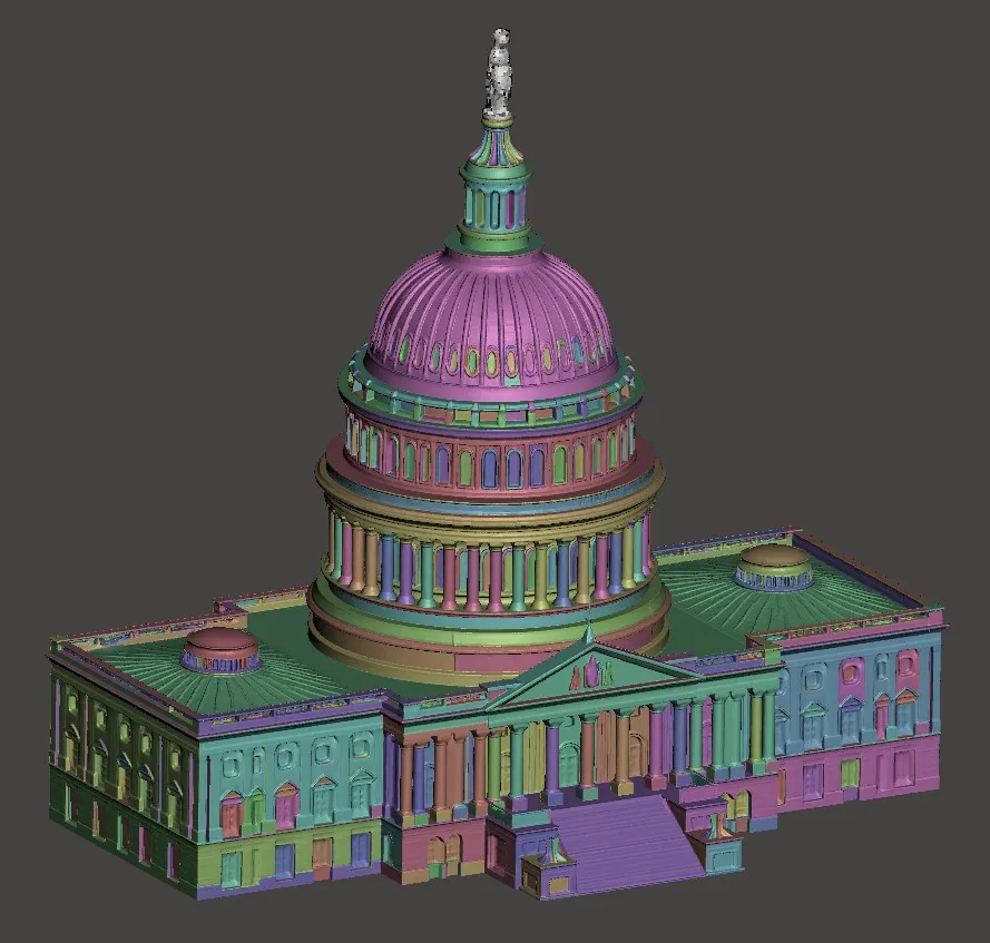 U.S. Capitol Building & Statue of Freedom Print - Free 3D Print Model ...