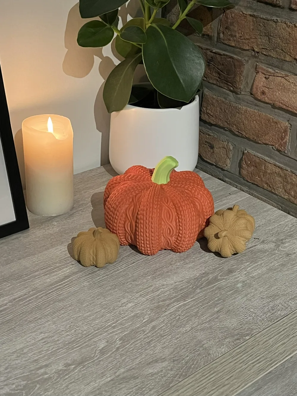Halloween - Knitted Pumpkin - Cozy Corner - Free 3D Print Model ...