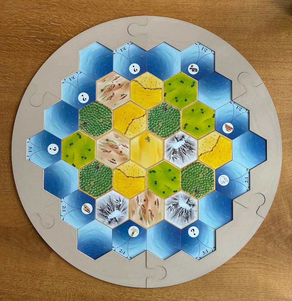 Modular Frame for The Settlers of Catan - Free 3D Print Model - MakerWorld