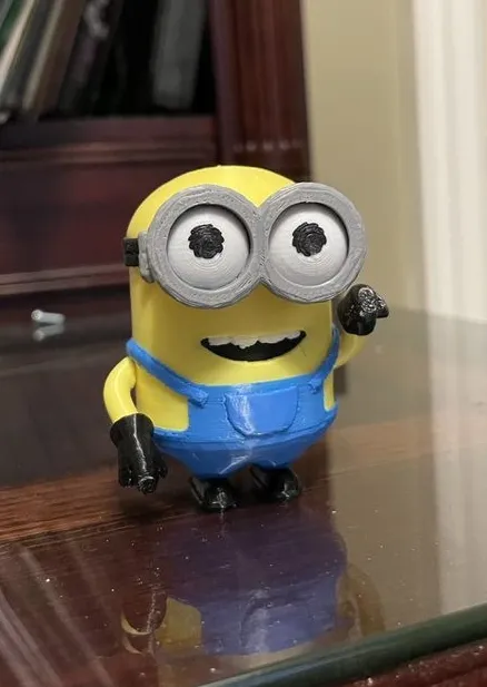 small minion, Bob. printed from parts Remixed by FuzzyLogic - MakerWorld