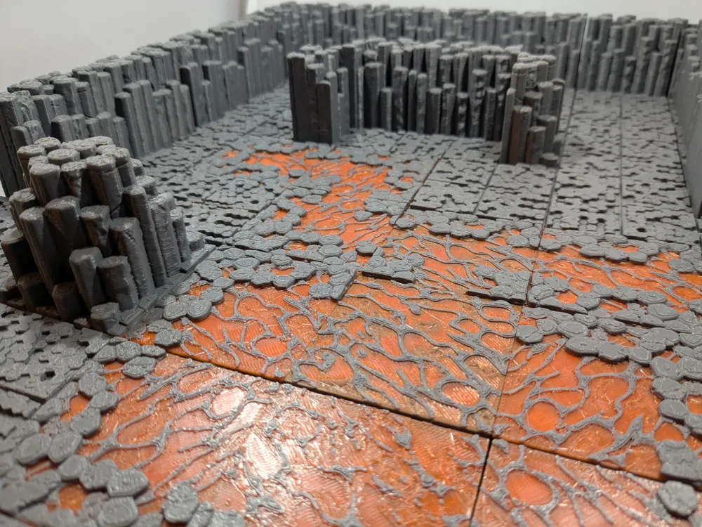 Volcanic cave lava tiles (OpenLOCK system) Remixed by Together 3D ...