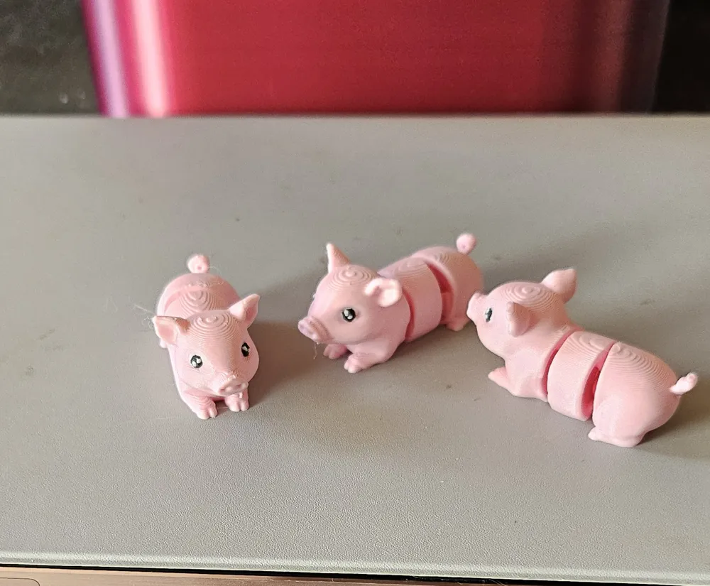 mini flexi pig - Free 3D Print Model - MakerWorld