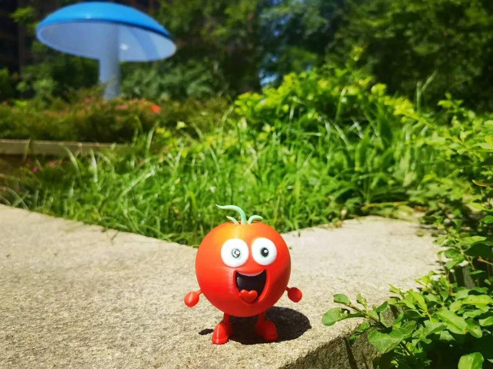 Garden Decoration - Tomato Doll by 涵（Han） MakerWorld: Download Free 3D ...