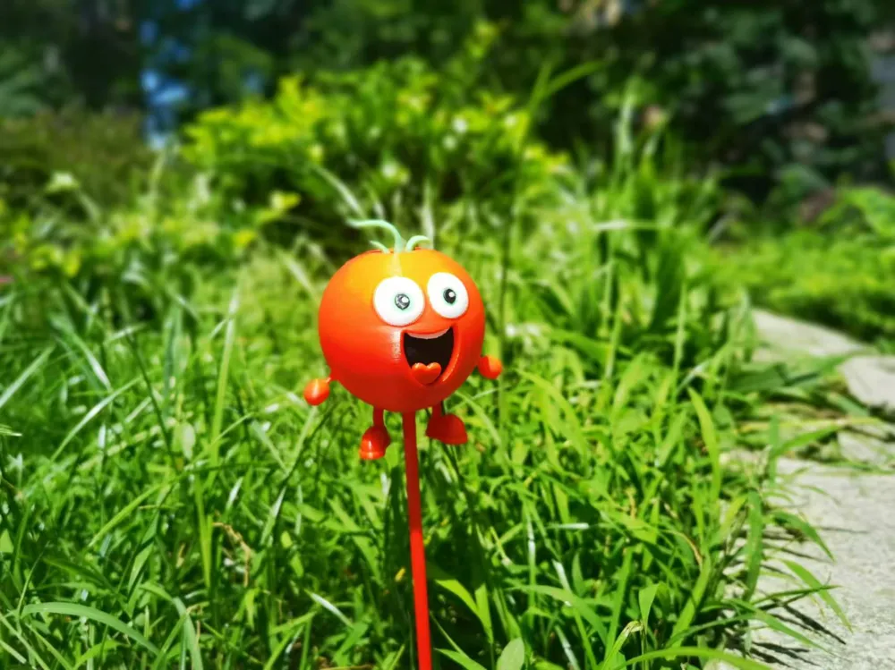 Garden Decoration - Tomato Doll by 涵（Han） MakerWorld: Download Free 3D ...