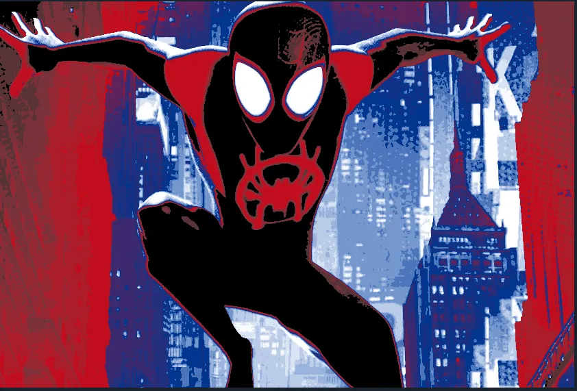 Miles Morales Spiderman Spider-verse Hueforge - Free 3D Print Model ...
