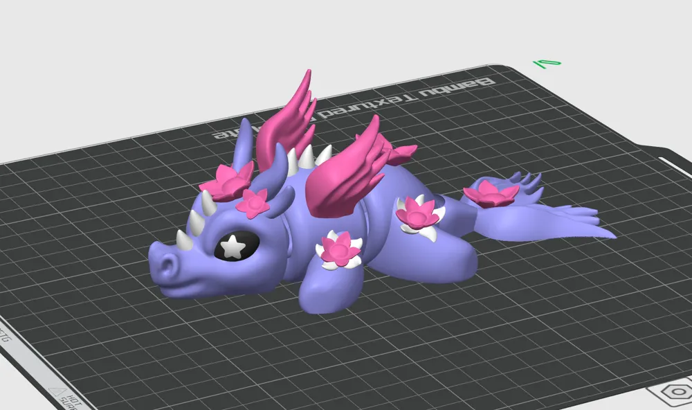 Mermaid-Tail Flexi Dragon - Free 3D Print Model - MakerWorld