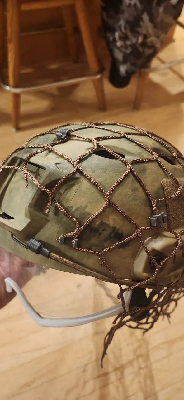 Clips for Helmet Netting (Airsoft ghillie) by henrycwagner09 - MakerWorld