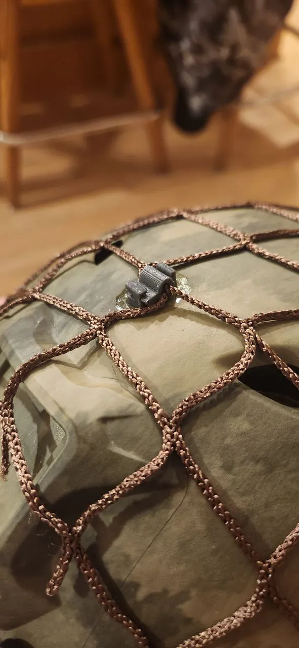 Clips for Helmet Netting (Airsoft ghillie) by henrycwagner09 - MakerWorld