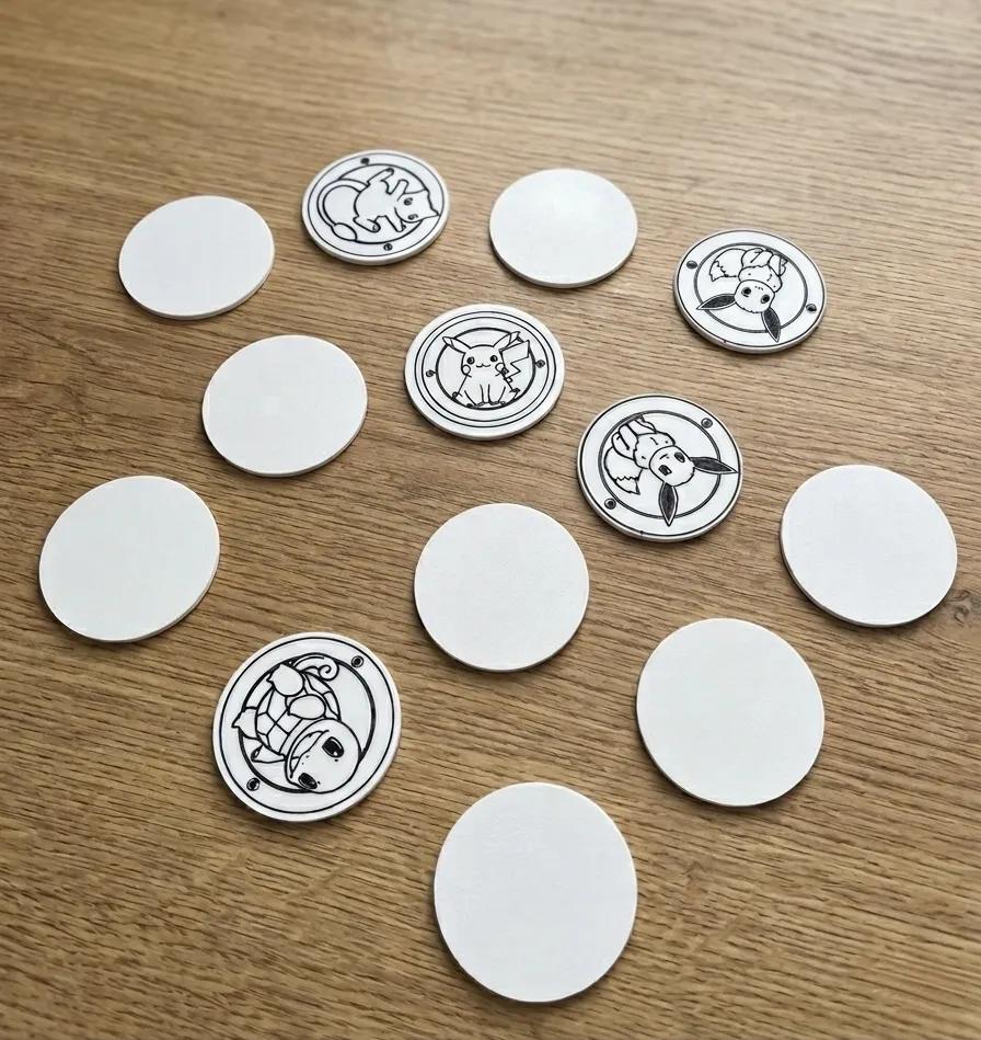 Pokémon Memory Game - Free 3D Print Model - MakerWorld