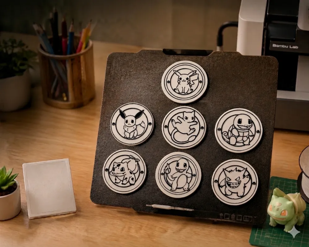 Pokémon Memory Game - Free 3D Print Model - MakerWorld