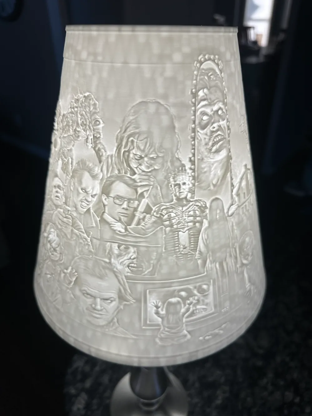 Horror Movie Lithograph Lampshade by david31088 MakerWorld: Download ...