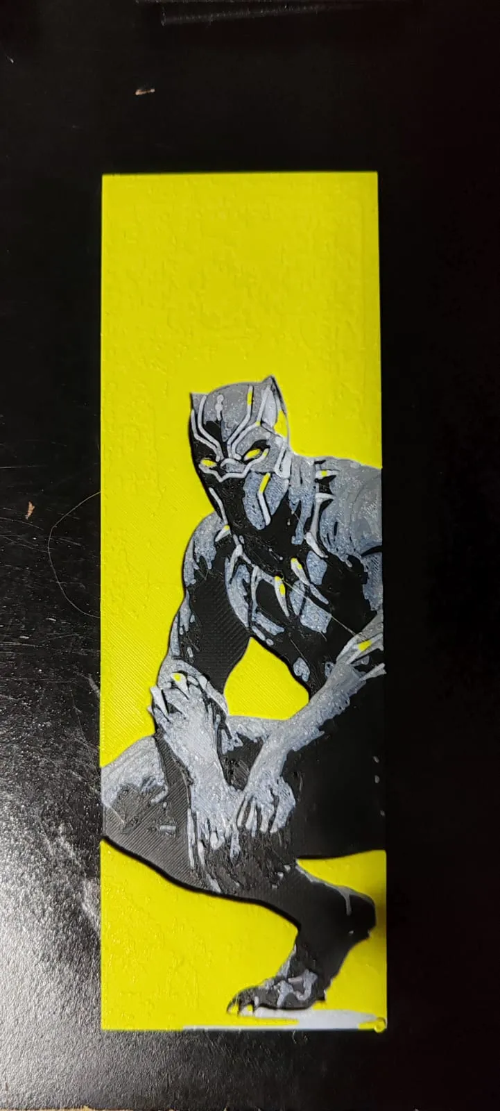 Bookmark - Black Panther Marvel - Free 3D Print Model - MakerWorld