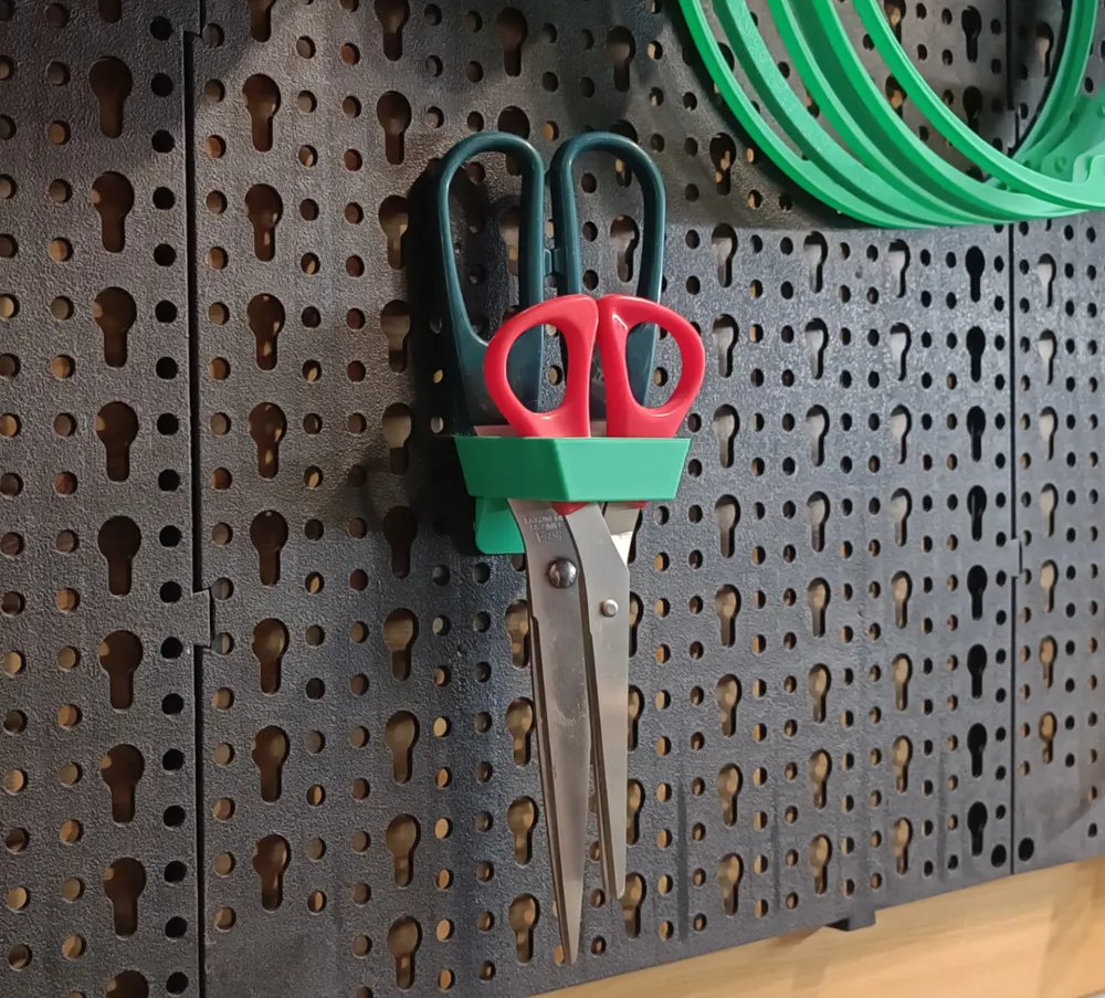 Pakrside / Lidl Pegboard Double Scissors Holder by GregorB - MakerWorld