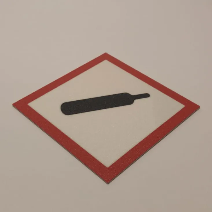 GHS04 - Compressed Gas (Hazard pictograms) by RiTiSoNo - MakerWorld