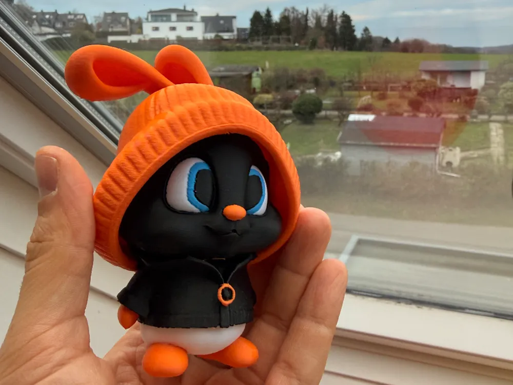 Cute Bunny - Free 3D Print Model - MakerWorld