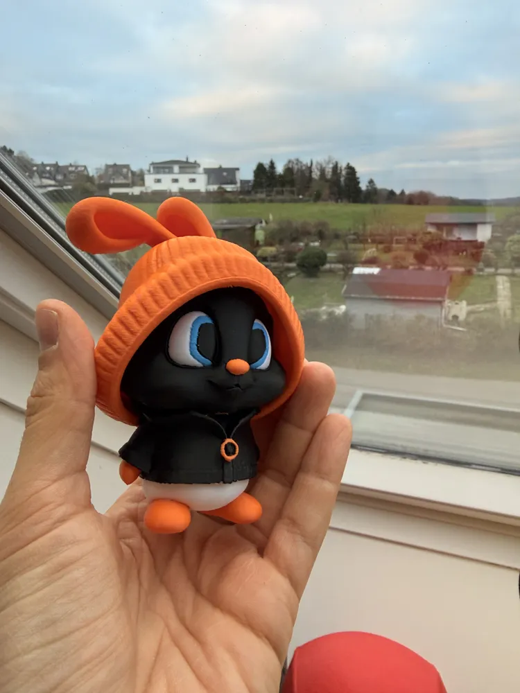 Cute Bunny - Free 3D Print Model - MakerWorld