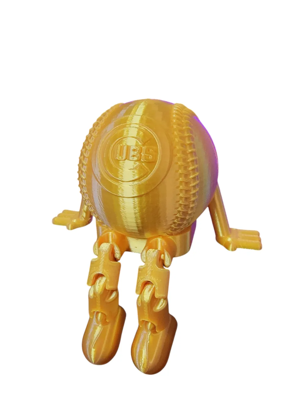 Articulated Chicago Cubs Baseball Buddy by Click Print Creatives ...
