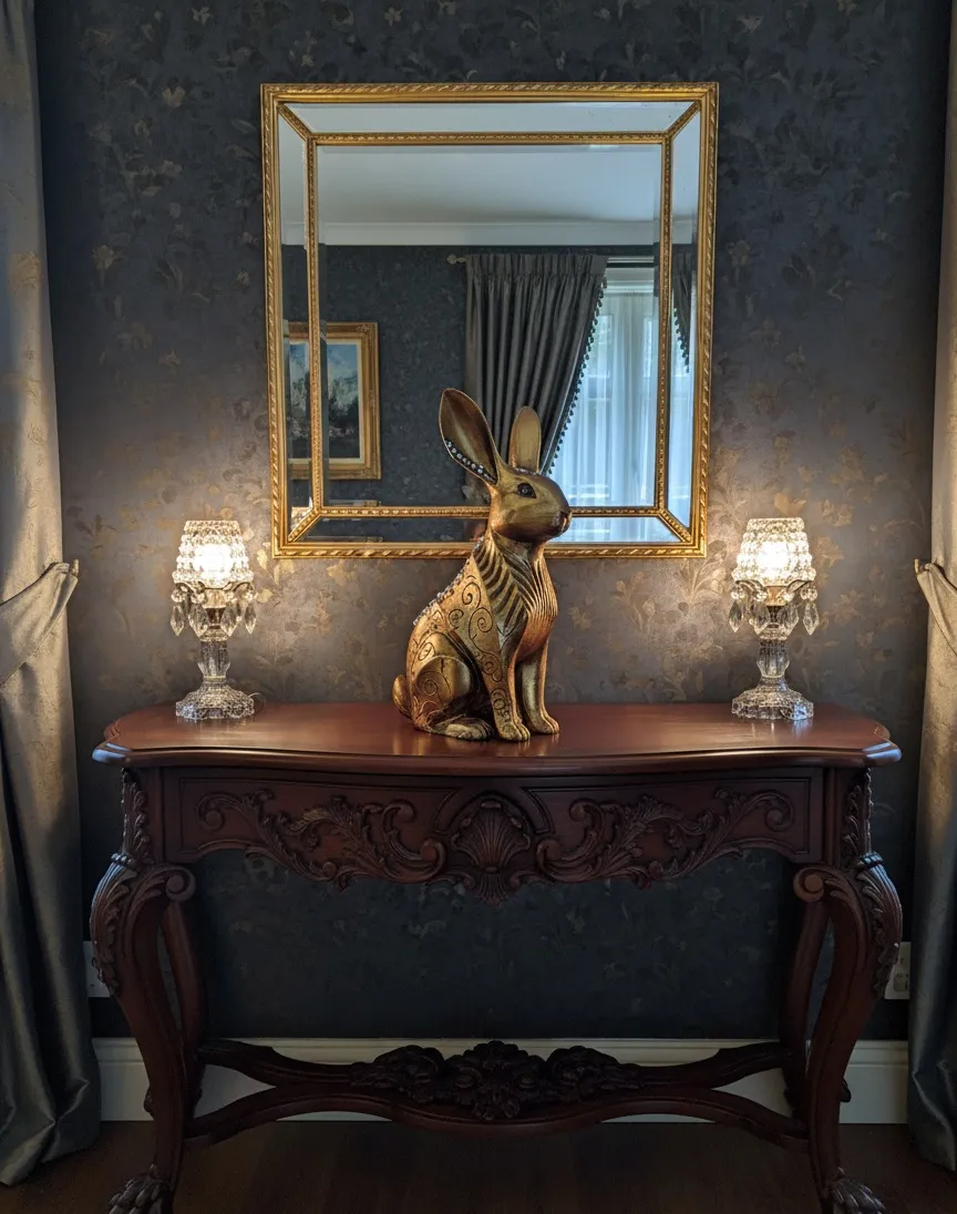 Elegant Rabbit Sculpture – Stylish Decoration - Free 3D Print Model ...