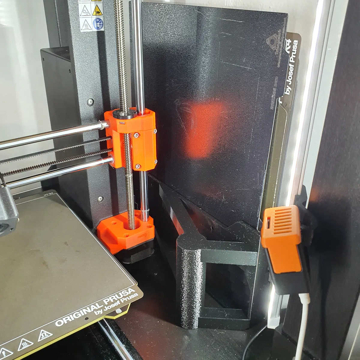 Prusa Build Plate Holder with Handle (5 Plates) - Free 3D Print Model ...