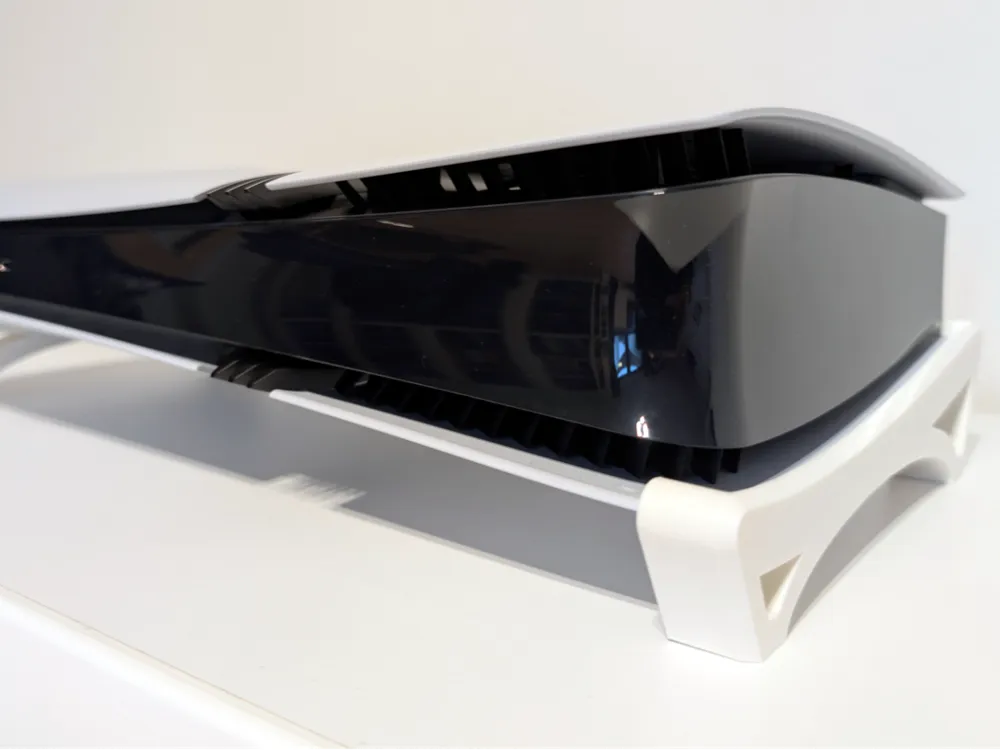 PS5 Pro Horizontal Stand - Free 3D Print Model - MakerWorld