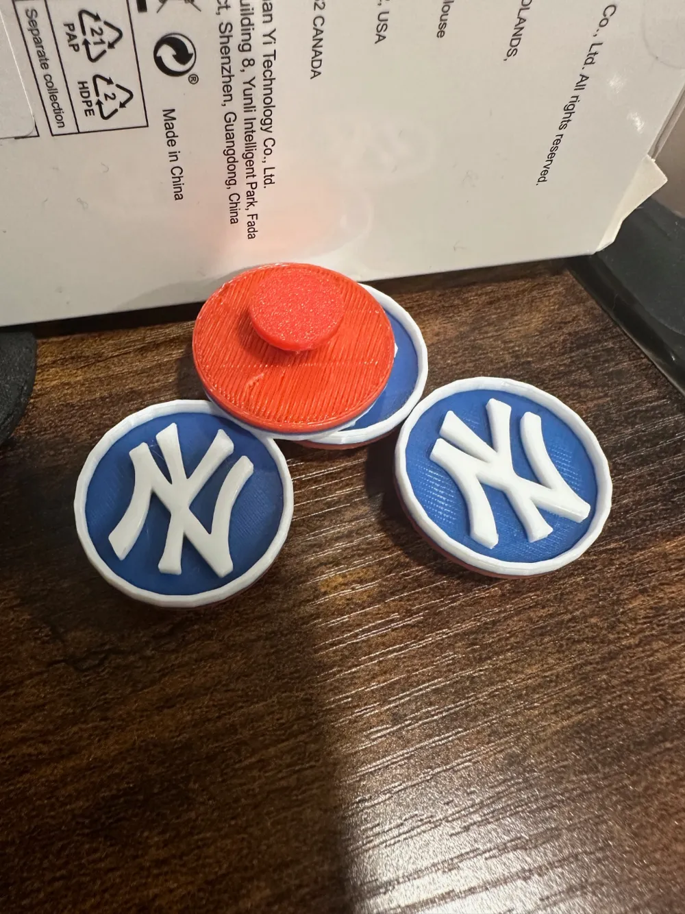 New York Yankees croc Jibbitz charm by Lieutenantdane MakerWorld ...