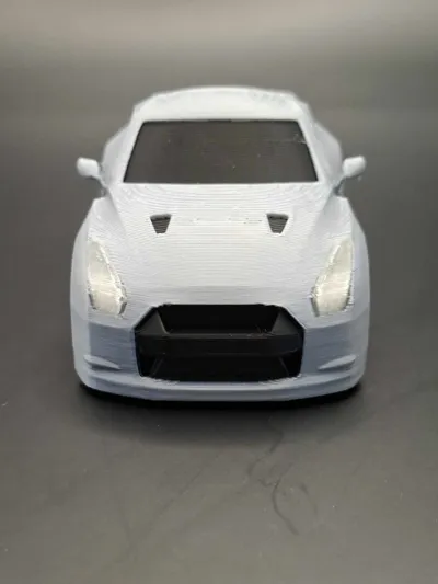 Tooned Nissan R35 GT-R - Free 3D Print Model - MakerWorld