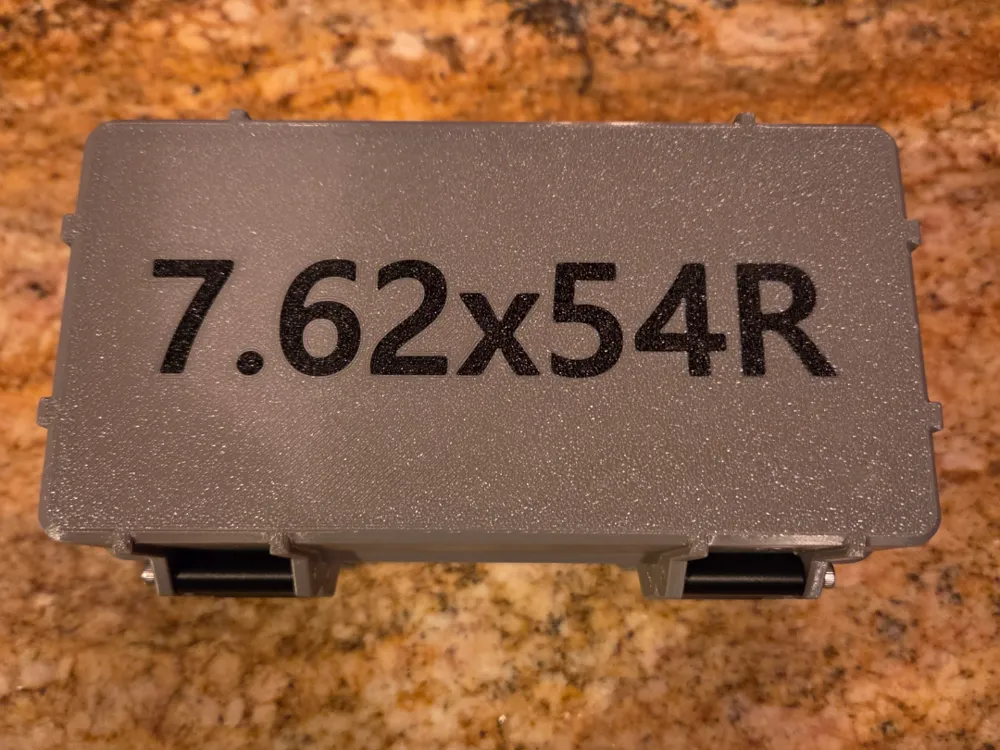 7.62x54R 50rnd Ammo Box - Free 3D Print Model - MakerWorld