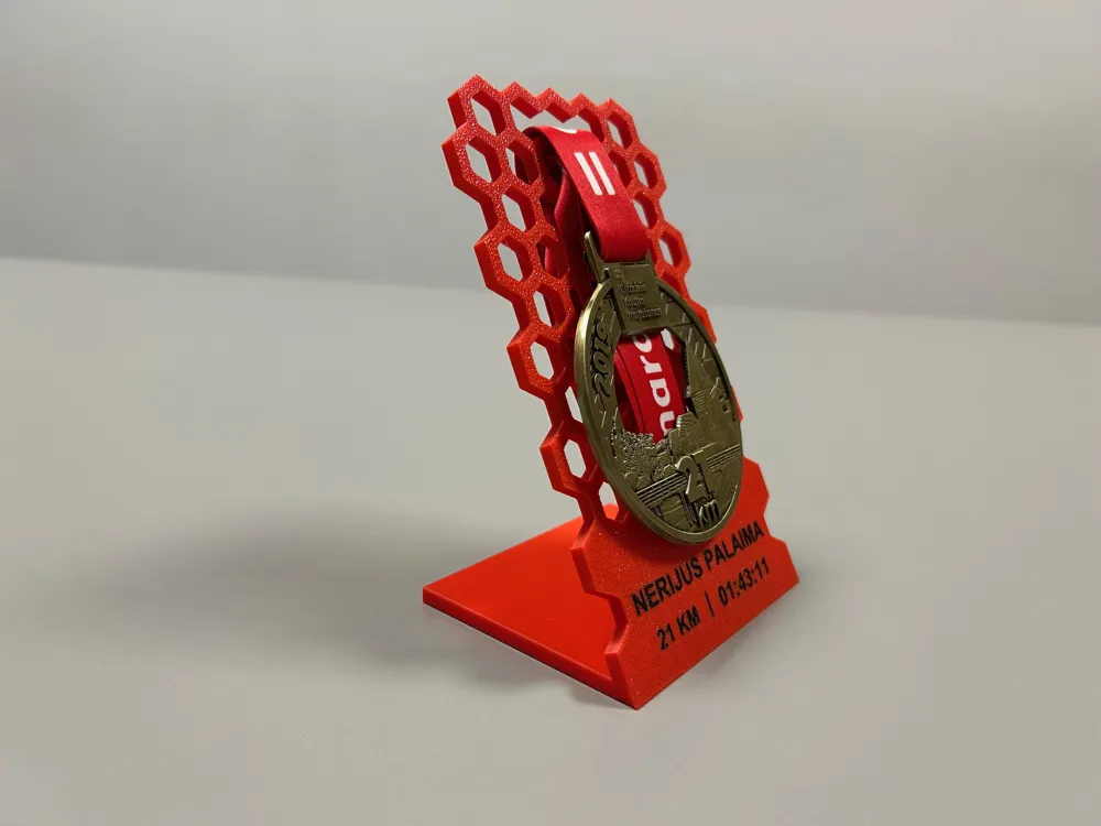 Medal Display Stand Personalized by Narcizas 3D MakerWorld: Download ...