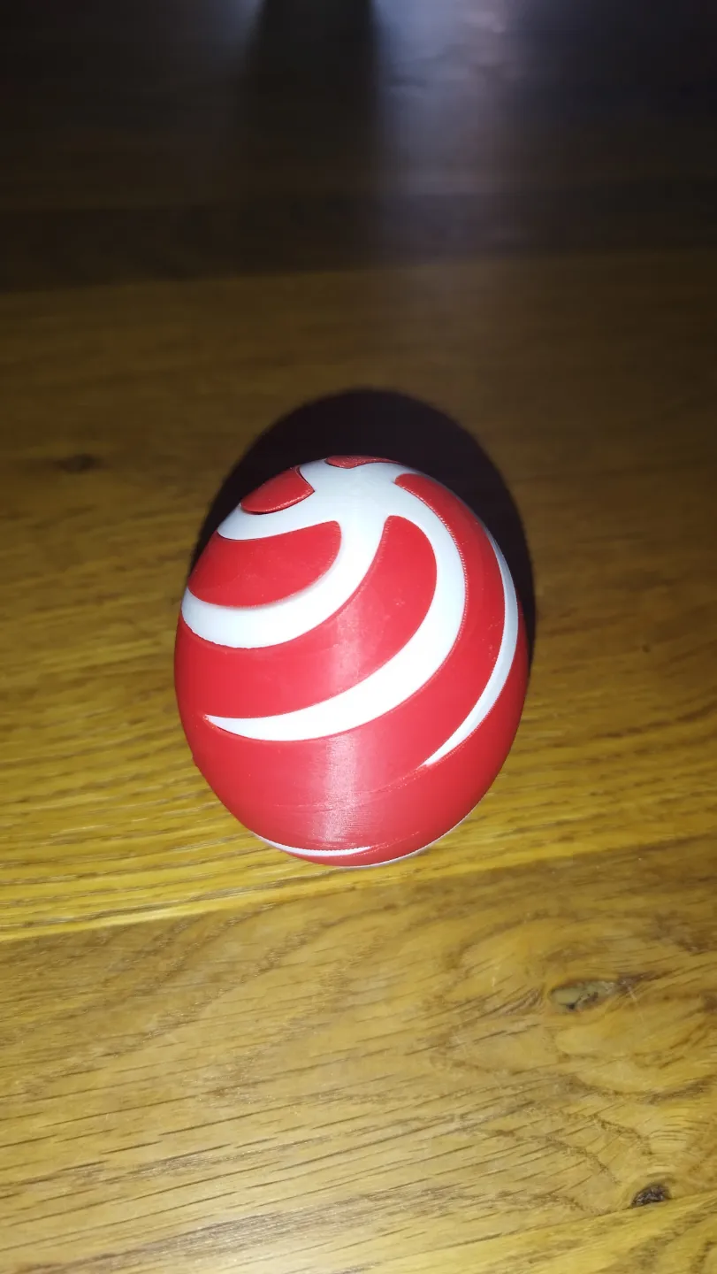 Easter Egg Oster Ei Spirale Passthrough Vortex by 3dprintcastle ...